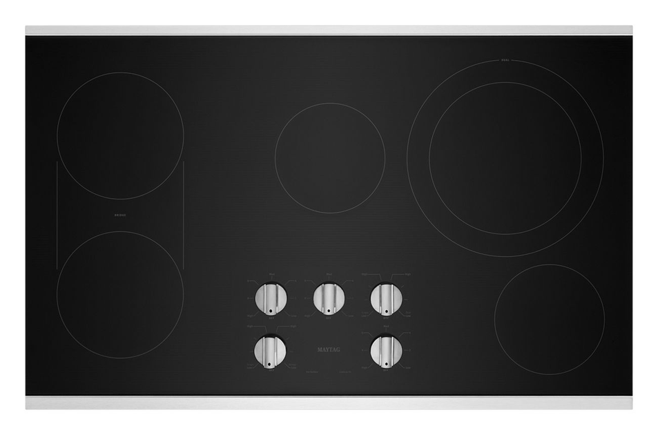 Estufa (Tope) electrico de 36 pulgadas (36") | 5 quemadores | Cooktop ...