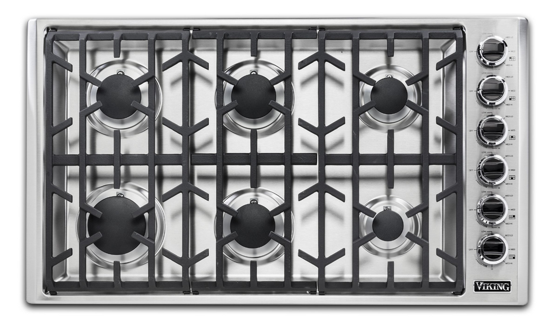 Estufa (Tope) de gas de 36 pulgadas (36”) | 6 quemadores | Cooktop ...