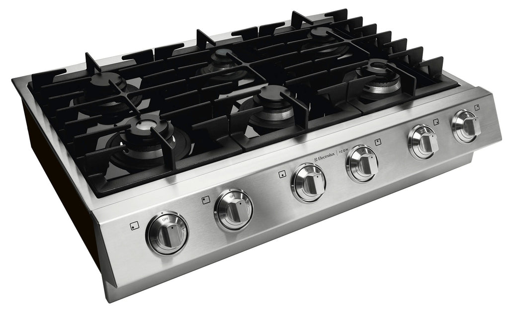 Estufa (Tope) de gas de 36 pulgadas (36”) | 6 quemadores | Cooktop ...