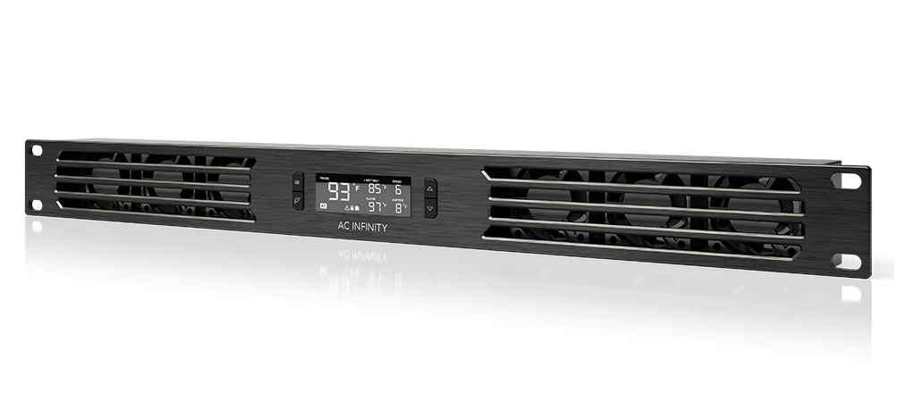 CLOUDPLATE T1 - 1U Fan Unit, Front Exhaust /w LCD Therm. Con | Tech And ...