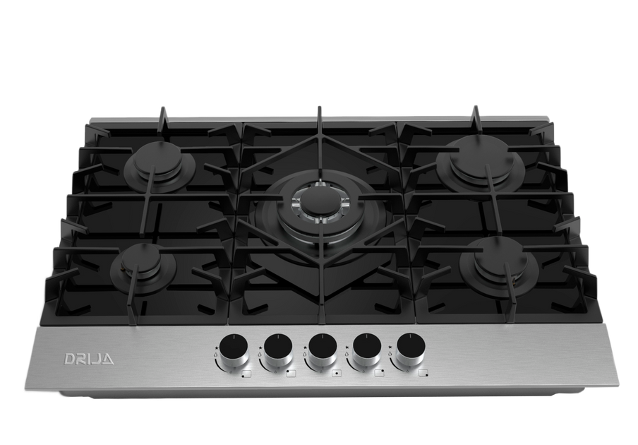 Estufa (Tope) de gas de 76cm | 5 quemadores | Cooktop | Tech And House ...