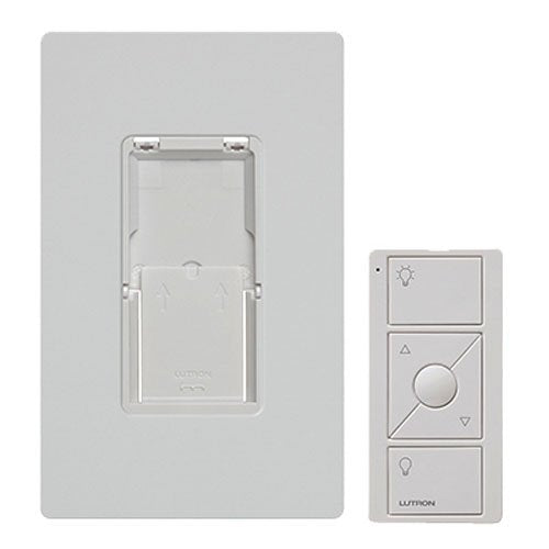 Lutron Pico Remote Control with Wall Mounting Kit, White | Tech And ...