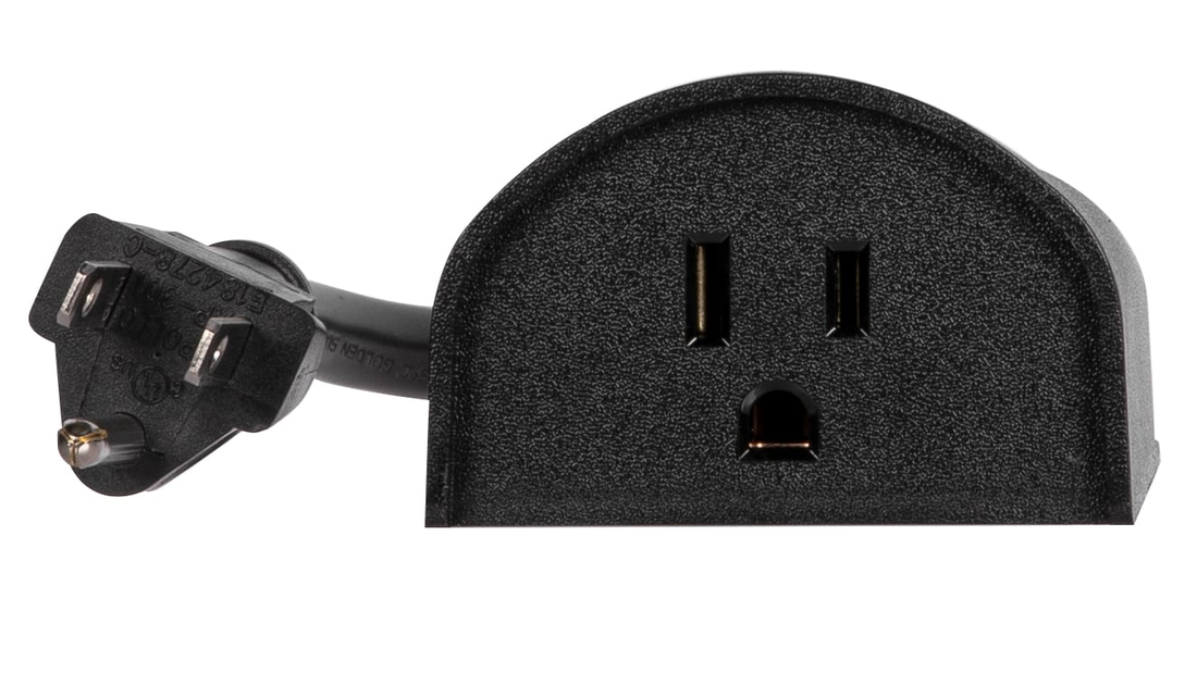 Outdoor Plug-In Outlet Switch, 120V (Black) | Tech And House | Panama