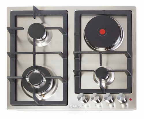 Estufa (Tope) electrico de 60cm | 4 quemadores | Cooktop | Tech And ...