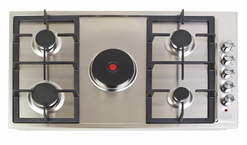 Estufa (Tope) electrico de 90cm | 5 quemadores | Cooktop | Tech And ...