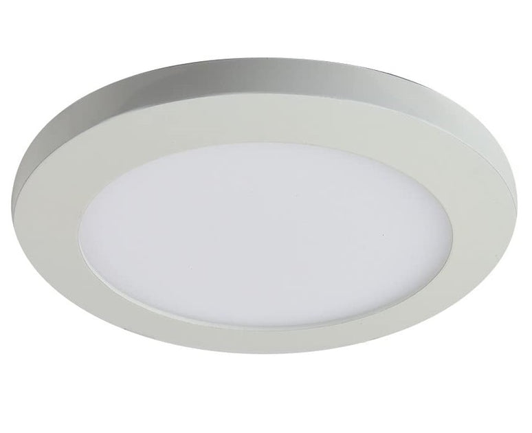 Lámpara LED redonda empotrada para interiores, blanca | Tech And House ...